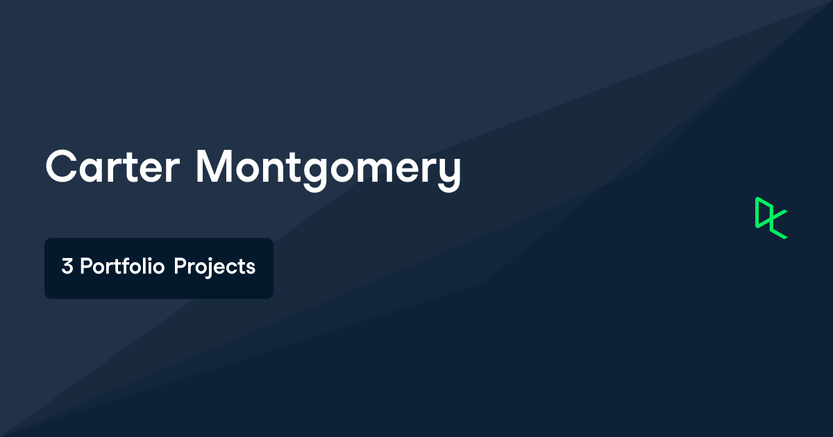 Carter Montgomery - Data Scientist