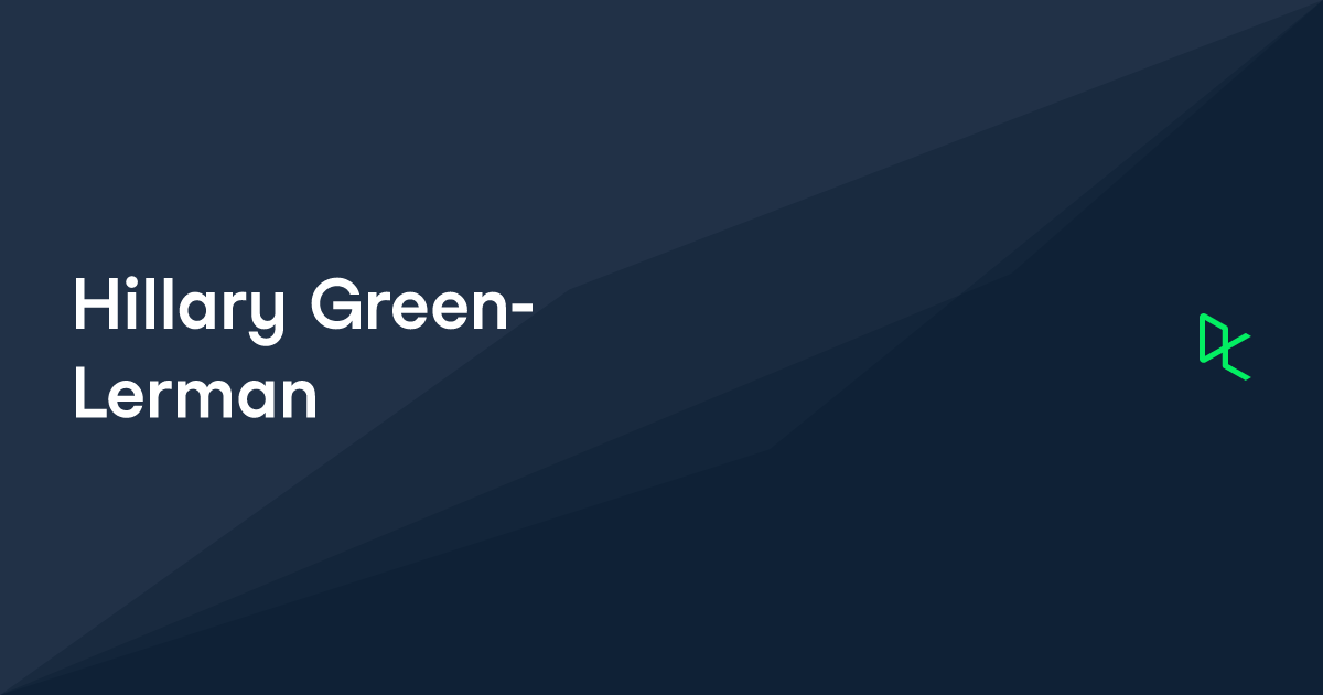 Hillary Green-Lerman - Lead Data Scientist