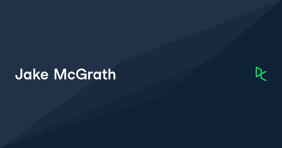 Jake McGrath - Senior Software Engineer