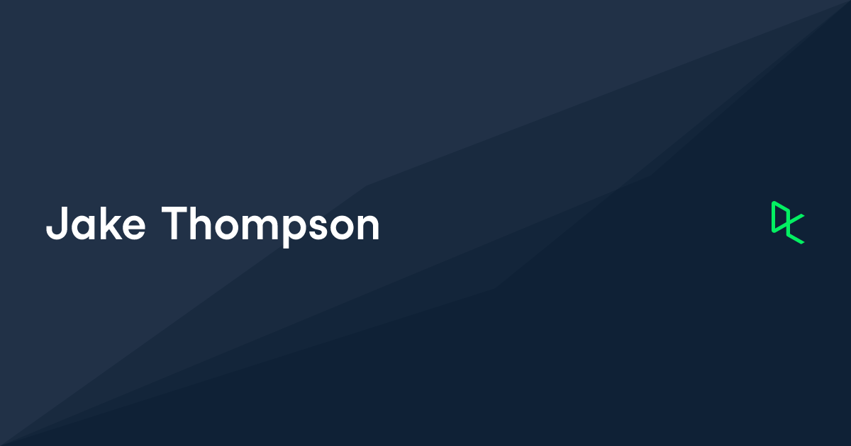 Jake Thompson - Psychometrician