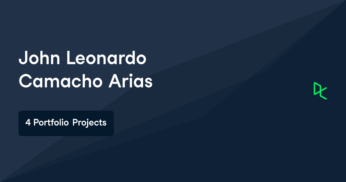 John Leonardo Camacho Arias - Financial Analyst