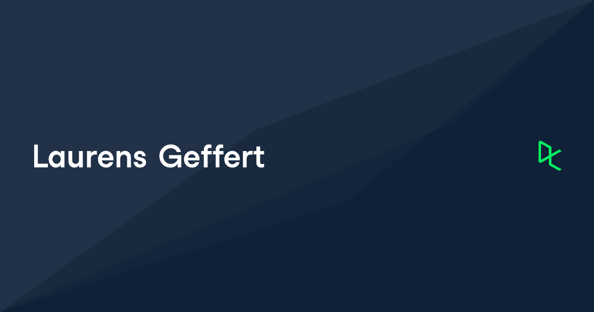 Laurens Geffert - Senior Data Scientist