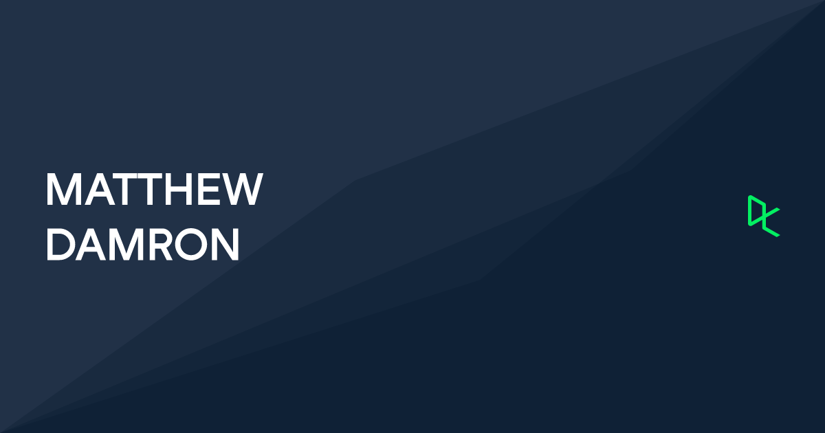 MATTHEW DAMRON - Data Integration Specialist