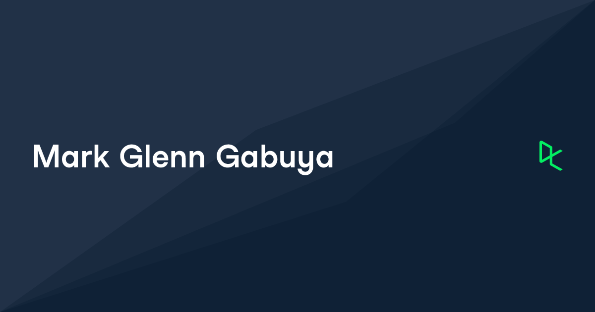 Mark Glenn Gabuya - Software Engineer