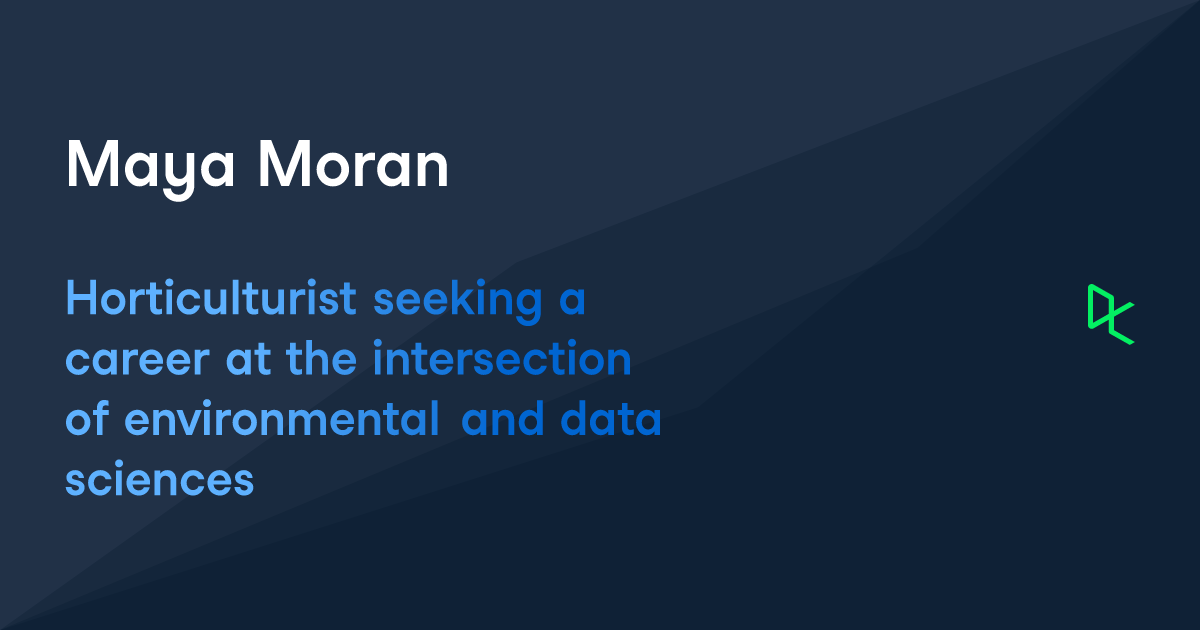 Maya Moran - Graduate