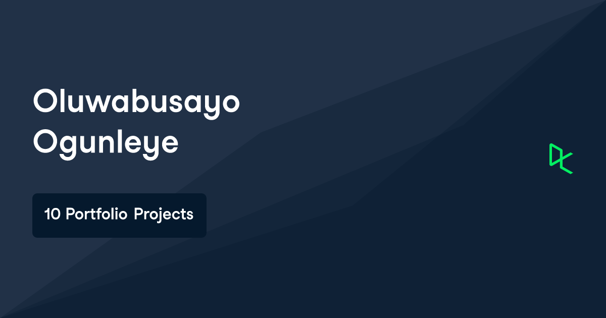 Oluwabusayo Ogunleye - Analyst