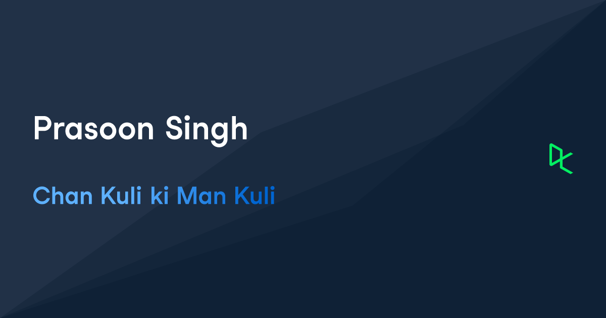 Prasoon Singh - Student