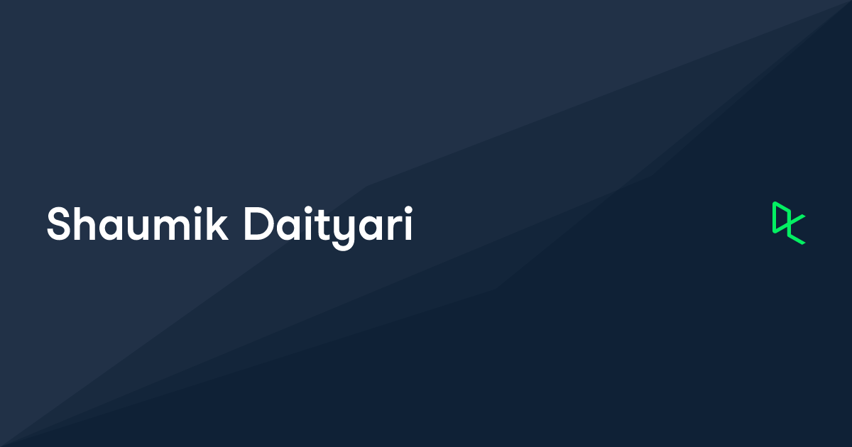 Shaumik Daityari - Manager