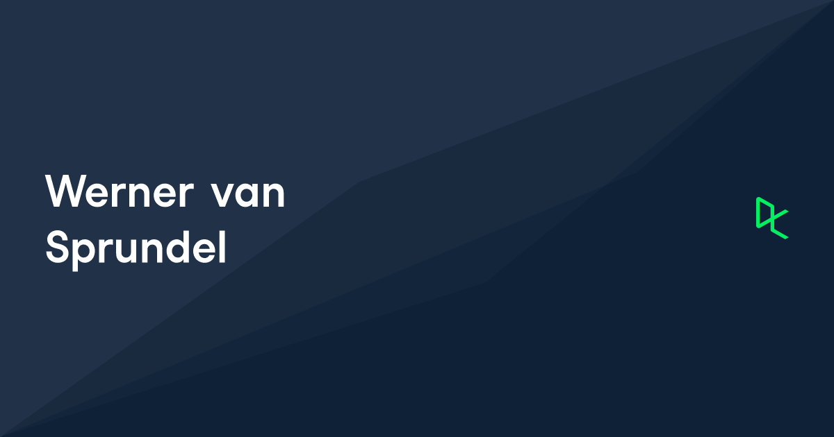 Werner van Sprundel - Director Data Analytics