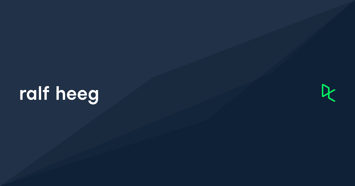 ralf heeg - Consultant