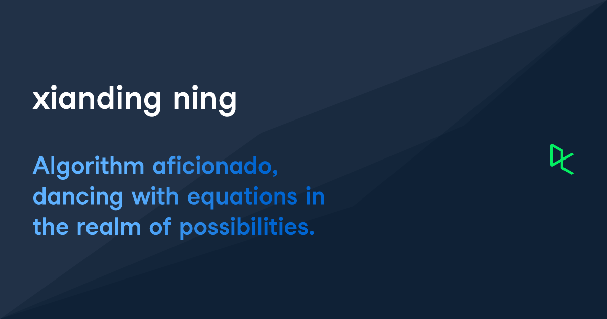 xianding ning - Data Analyst