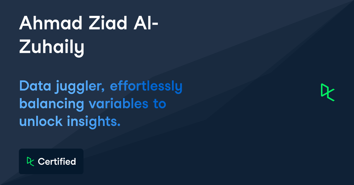Ahmad Ziad Al-Zuhaily - AI Engineer