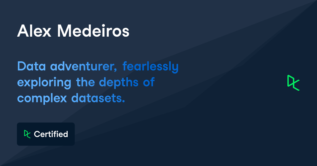 Alex Medeiros - Data Analyst