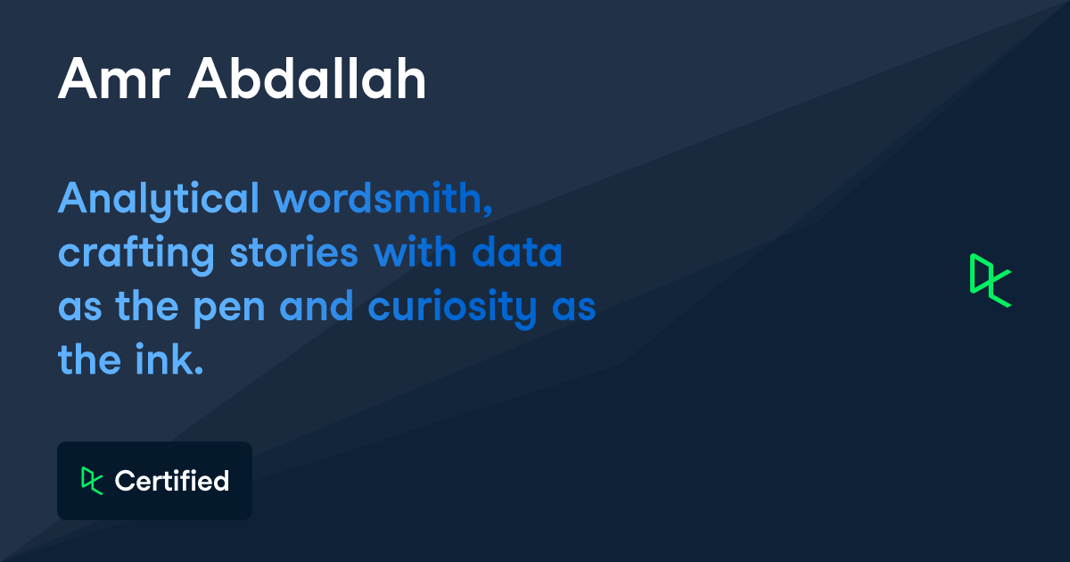 Amr Abdallah - Data Engineer