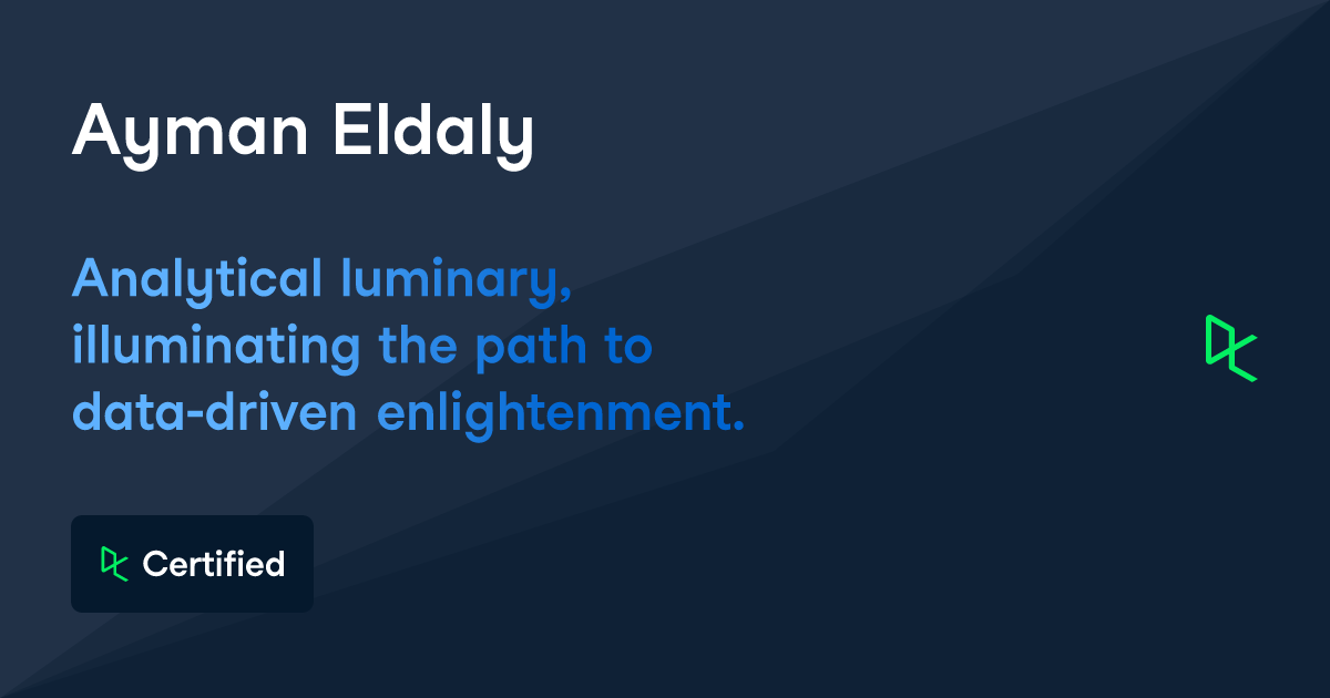 Ayman Eldaly - Data Scientist