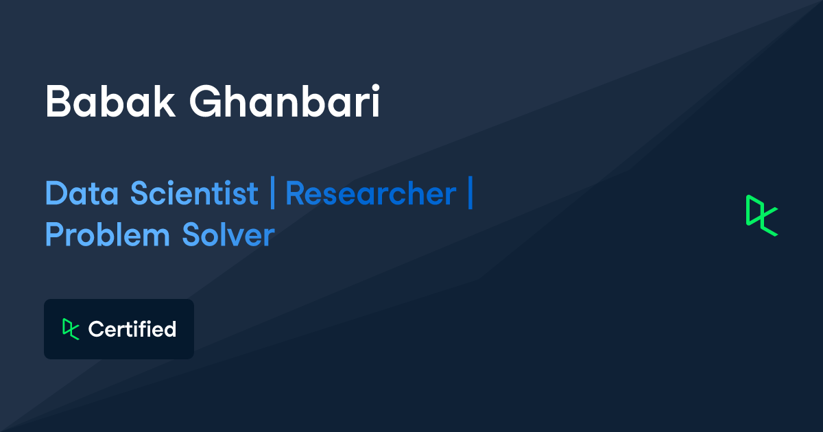 Babak Ghanbari - Scientific Researcher