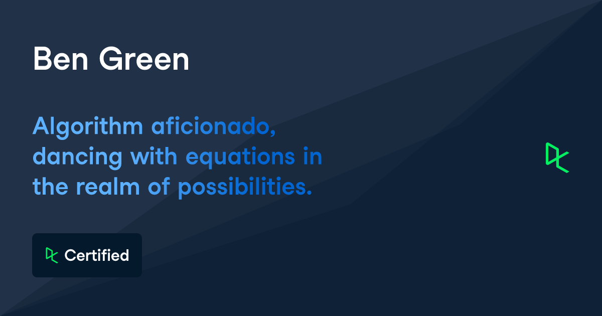 Ben Green - Executive