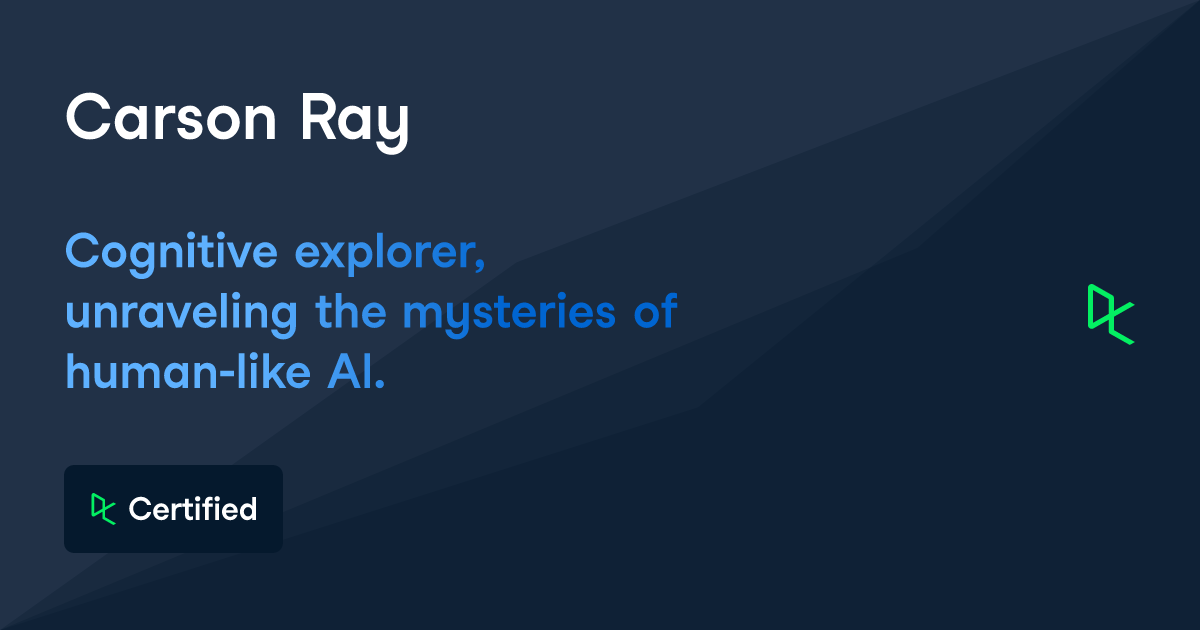 Carson Ray - Analyst