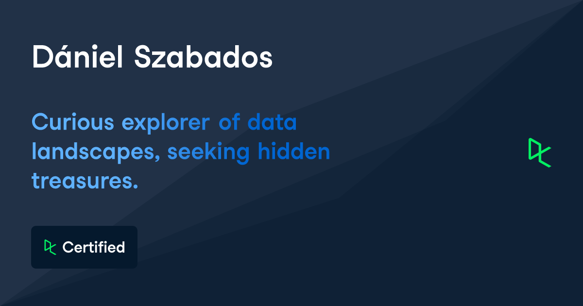 Dániel Szabados - Data Processing Executive