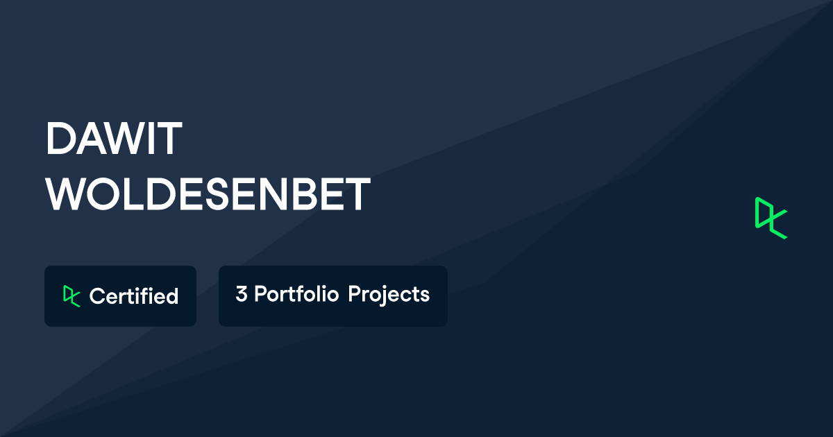 DAWIT WOLDESENBET - none