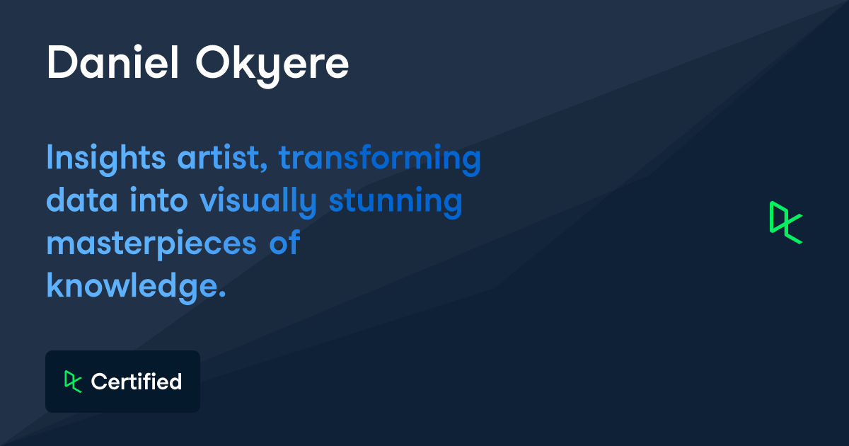 Daniel Okyere - Data Analyst