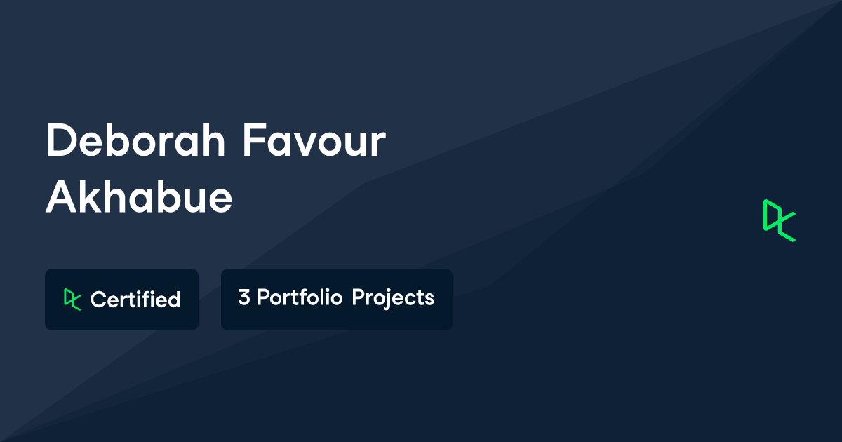 Deborah Favour Akhabue - Perioperative Nurse | Data Analyst