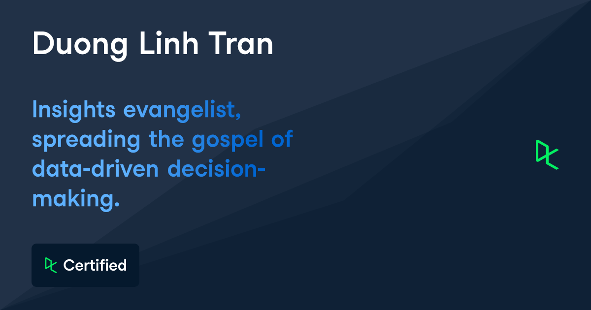 Duong Linh Tran - Data Analyst
