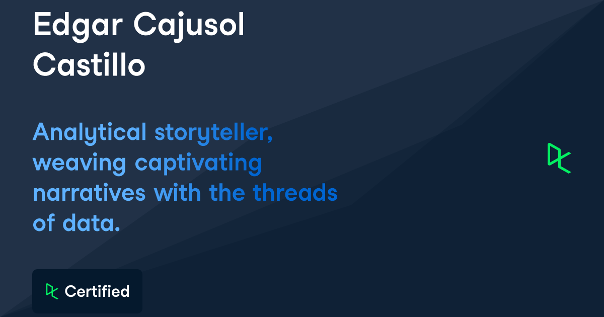 Edgar Cajusol Castillo - STUDENT