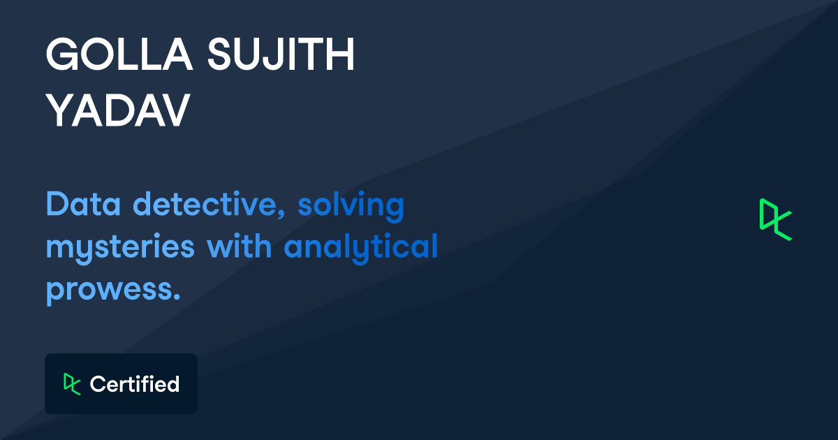 GOLLA SUJITH YADAV - STUDENT