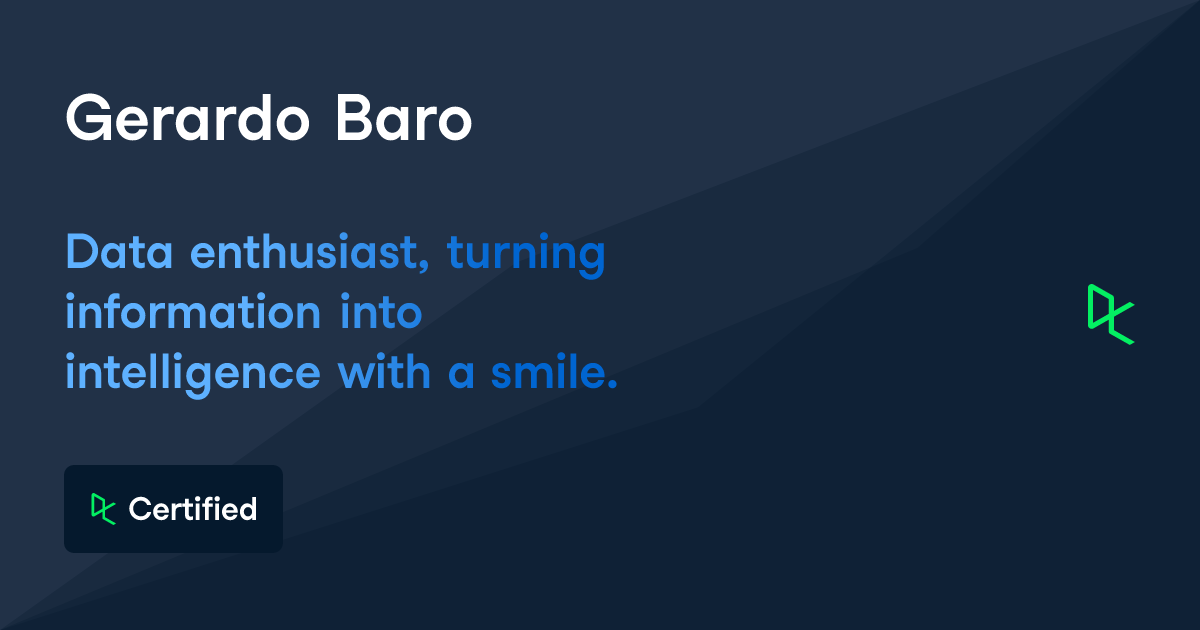 Gerardo Baro - Industrial Engineer