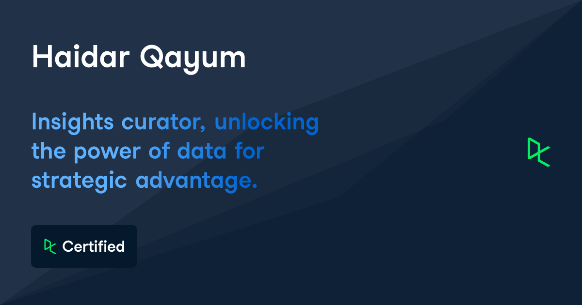 Haidar Qayum - Analyst