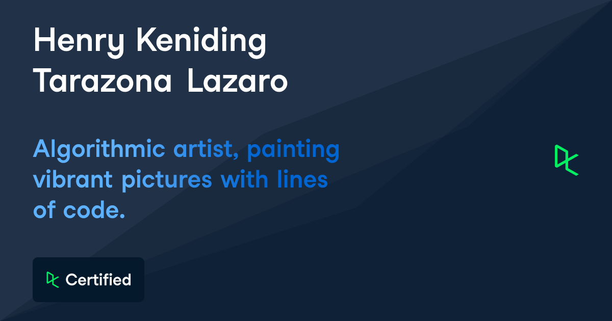 Henry Keniding Tarazona Lazaro - System Engineer