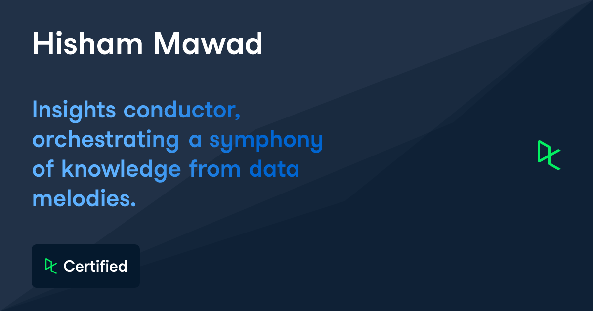Hisham Mawad - Sales Analyst