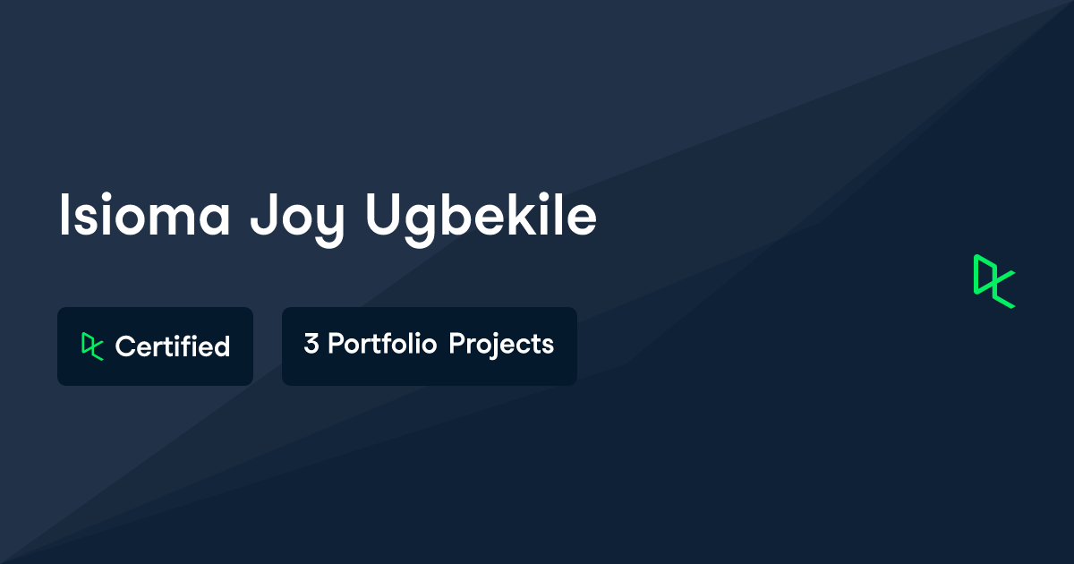 Isioma Joy Ugbekile - remote