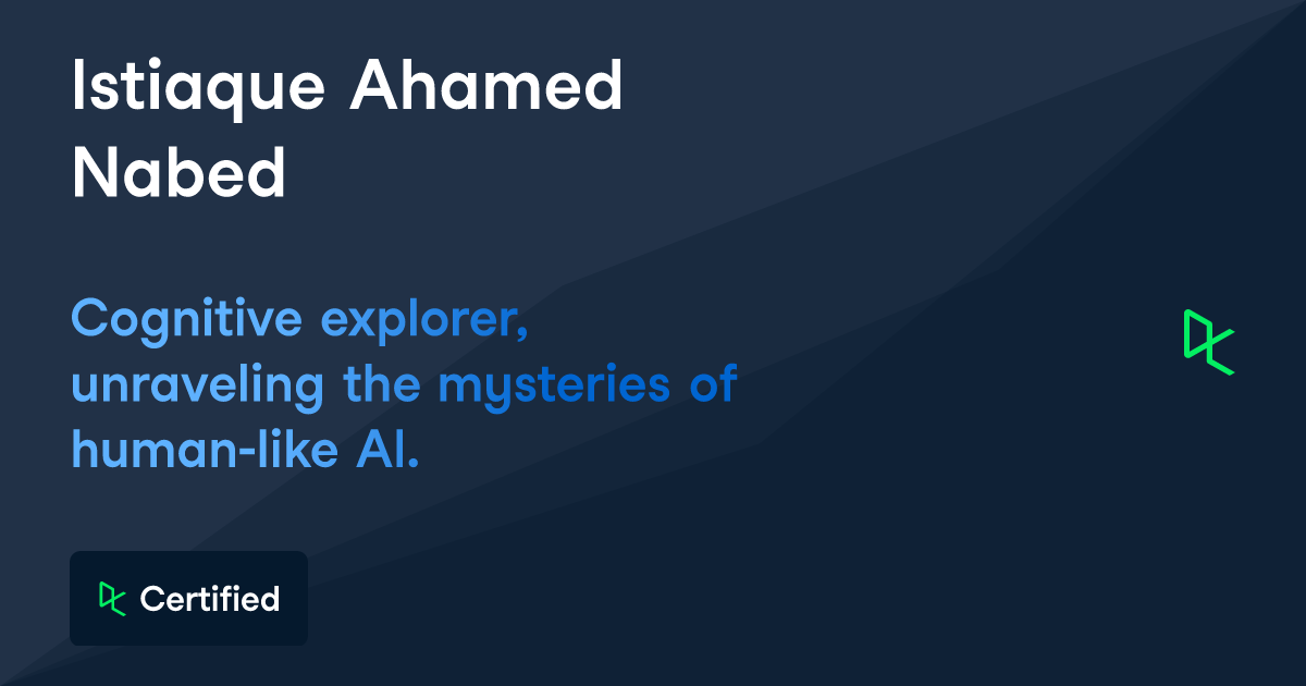 Istiaque Ahamed Nabed - Student