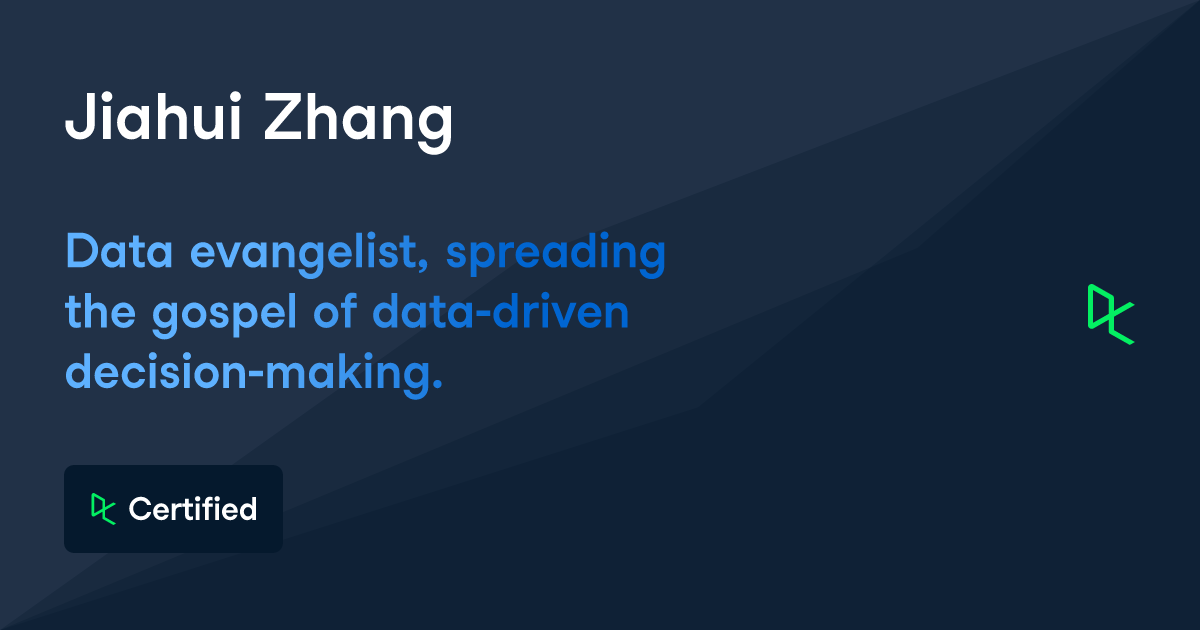Jiahui Zhang - Consultant