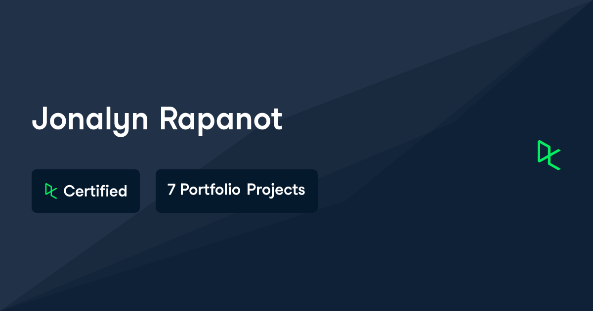 Jonalyn Rapanot - Graduate