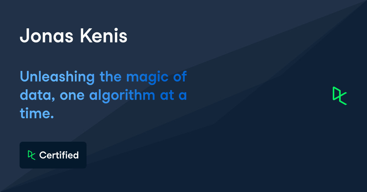 Jonas Kenis - Financial Risk Consultant