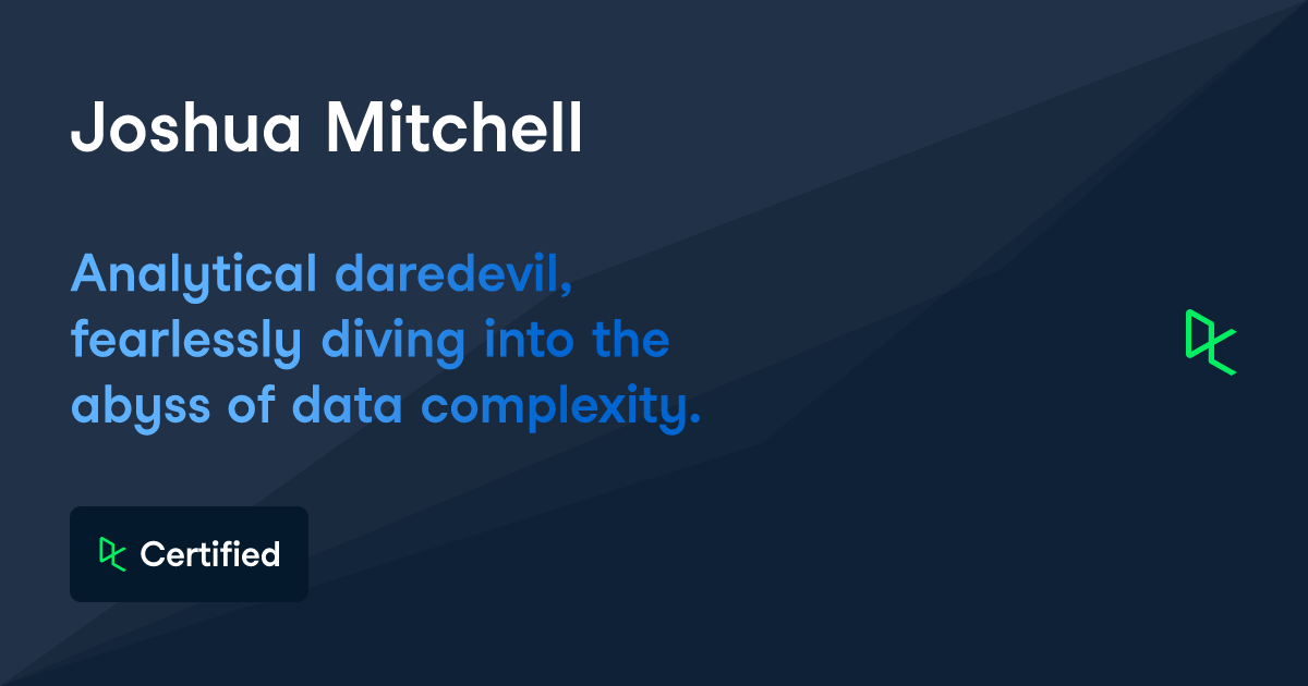 Joshua Mitchell - MBA Student