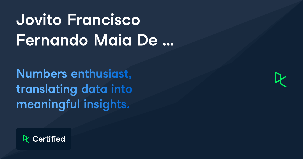 Jovito Francisco Fernando Maia De Araujo - Student