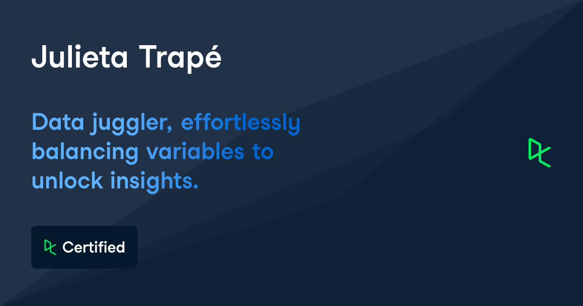 Julieta Trapé - Data Engineer