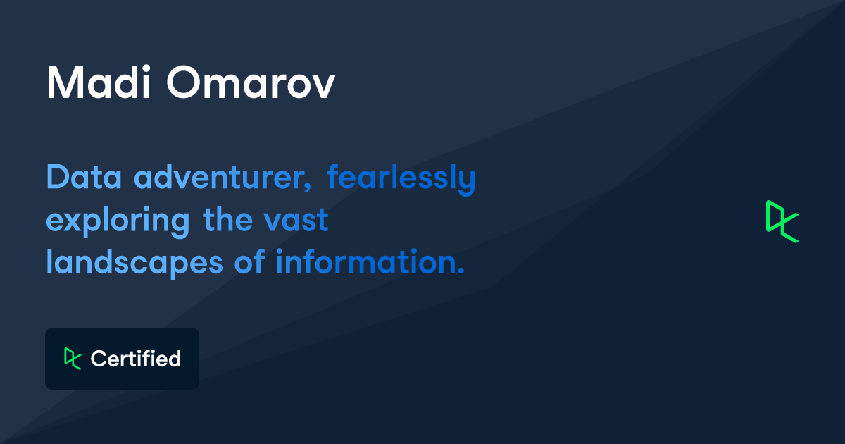 Madi Omarov - Project manager