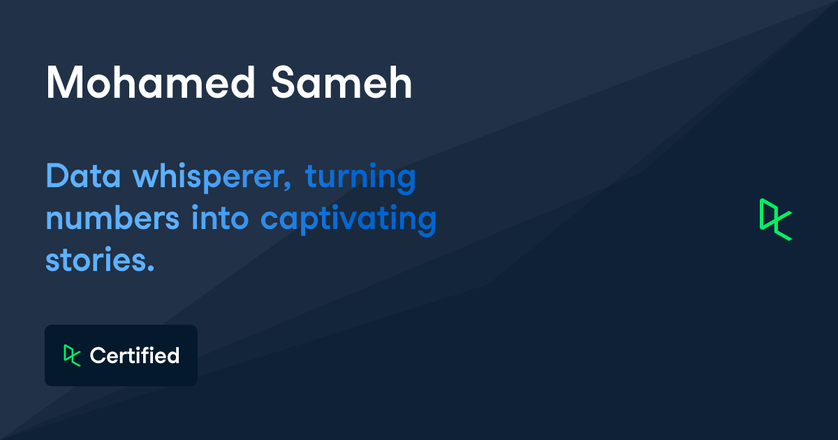 Mohamed Sameh - Student