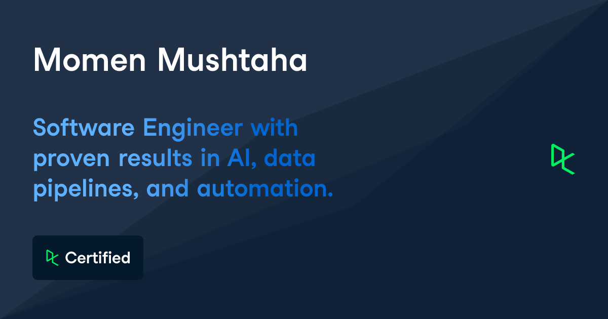 Momen Mushtaha - AI Engineer