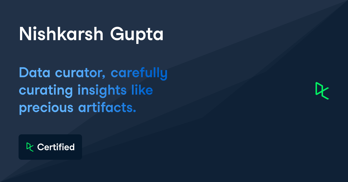 Nishkarsh Gupta - Master Student