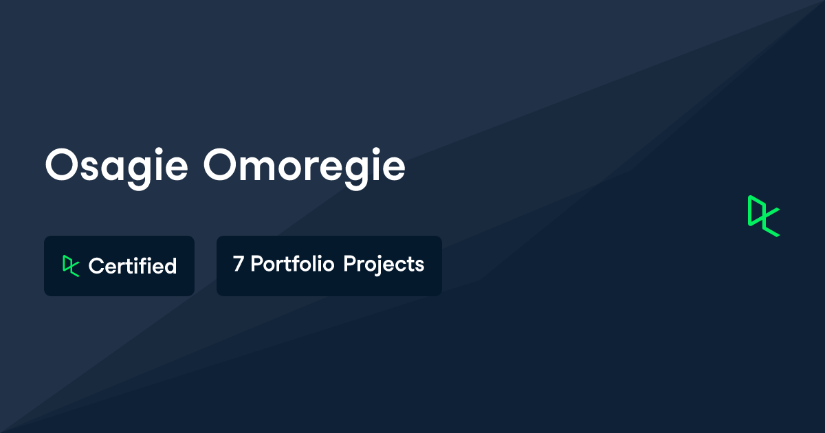 Osagie Omoregie - Data Analyst