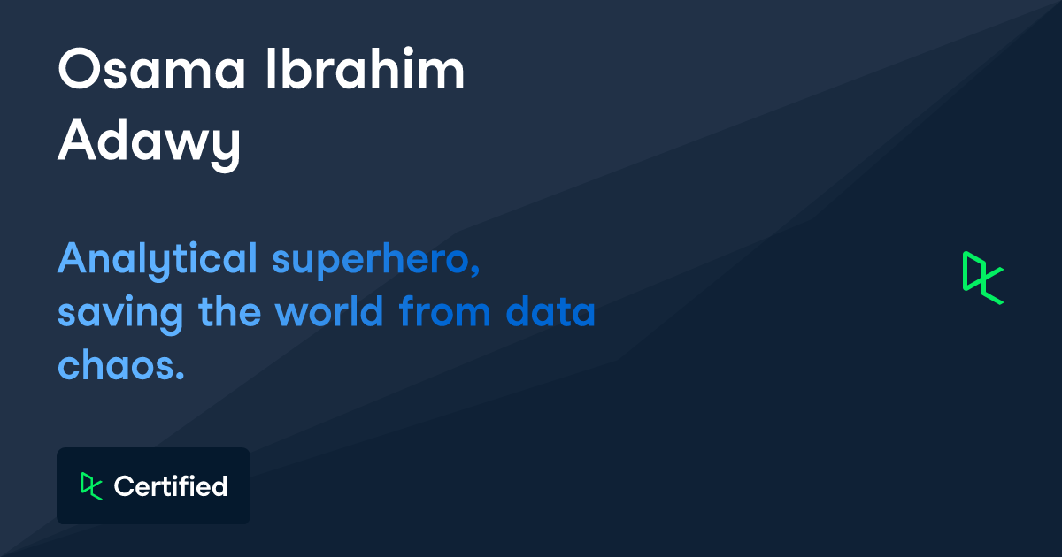 Osama Ibrahim Adawy - Data Analyst
