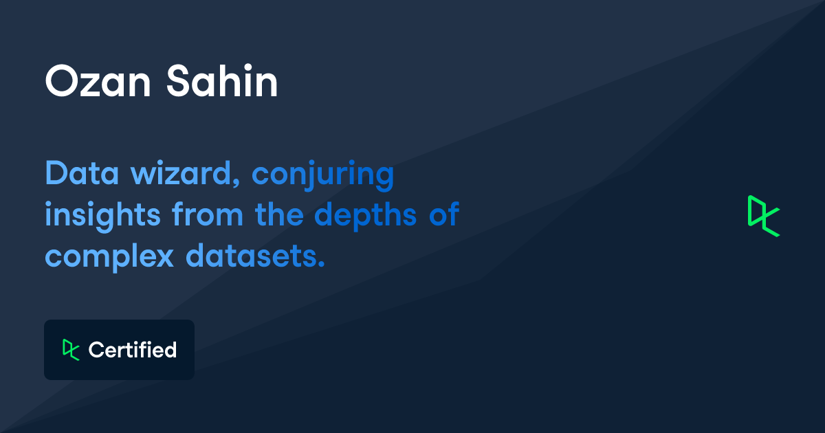 Ozan Sahin - Software/Data Engineer