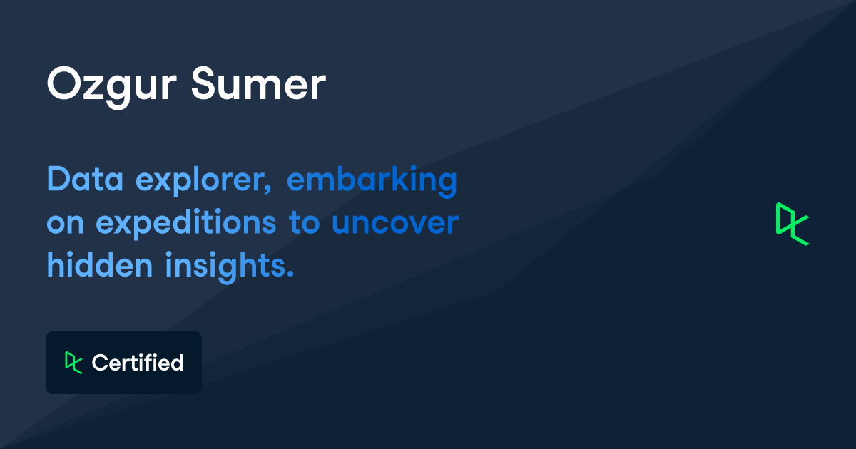 Ozgur Sumer - Data Scientist