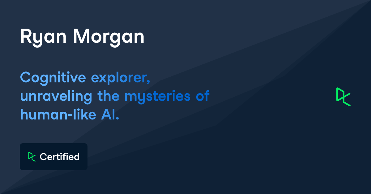 Ryan Morgan - Trainee Critical Care Scientist